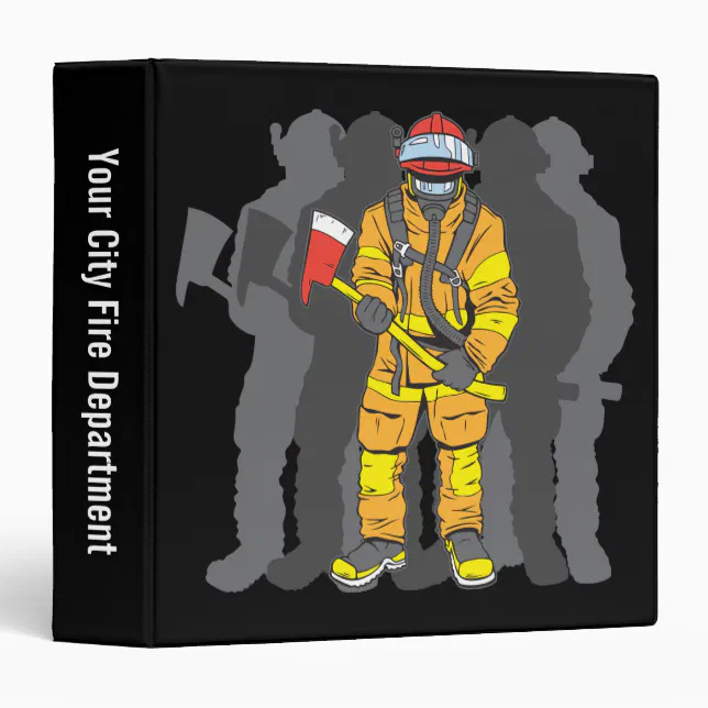 Ultimate Firefighter 3 Ring Binder | Zazzle