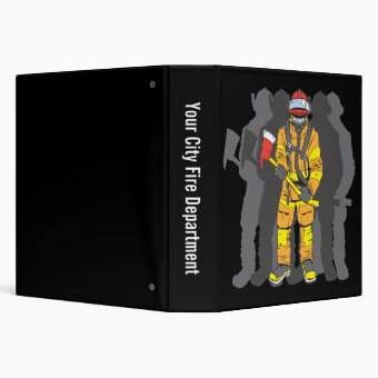 Ultimate Firefighter 3 Ring Binder | Zazzle