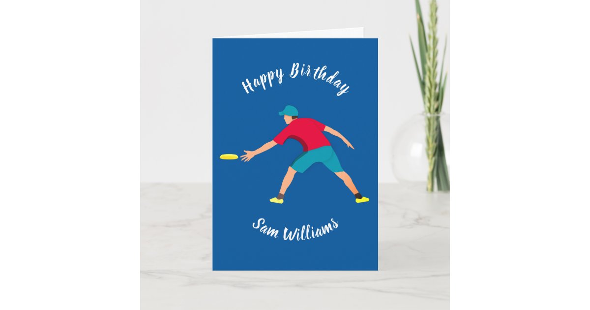 Ultimate Frisbee Card | Zazzle.com