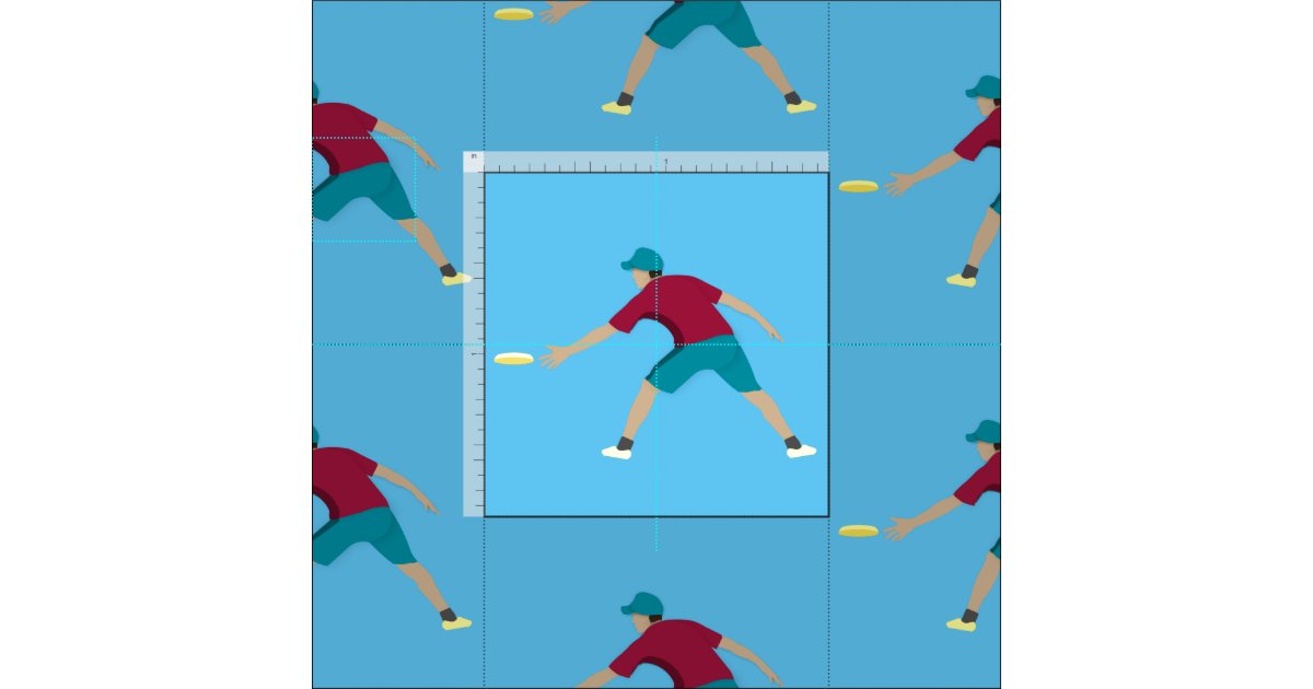 Ultimate Frisbee Fabric | Zazzle