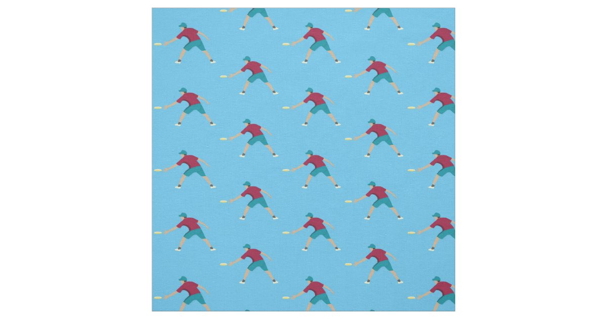 Ultimate Frisbee Fabric | Zazzle