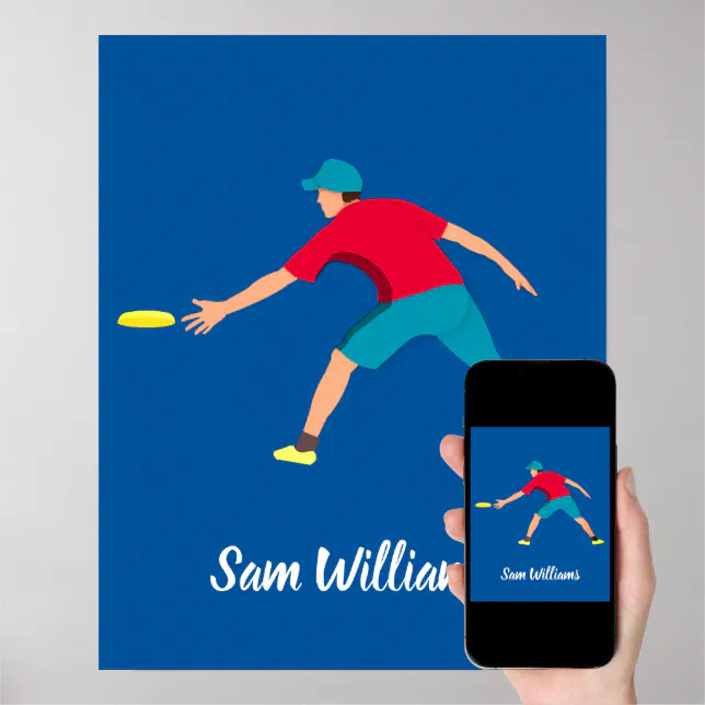 Ultimate Frisbee Poster | Zazzle