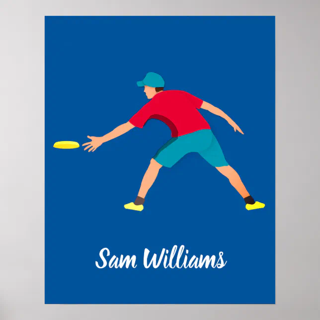 Ultimate Frisbee Poster | Zazzle