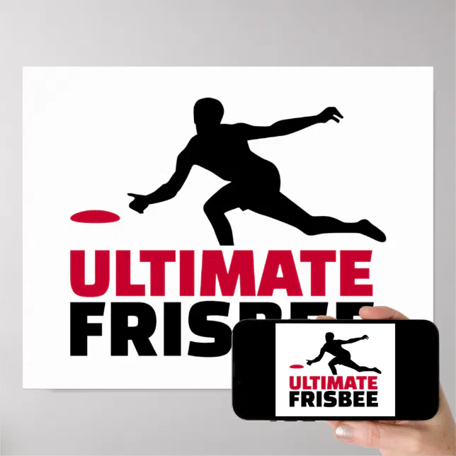 Ultimate Frisbee Poster | Zazzle