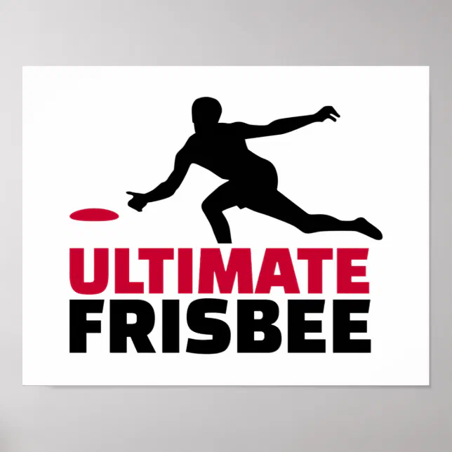 Ultimate Frisbee Poster | Zazzle