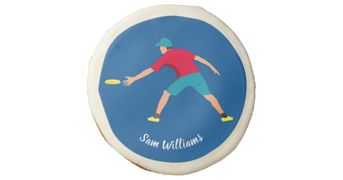 Ultimate Frisbee Sugar Cookie | Zazzle