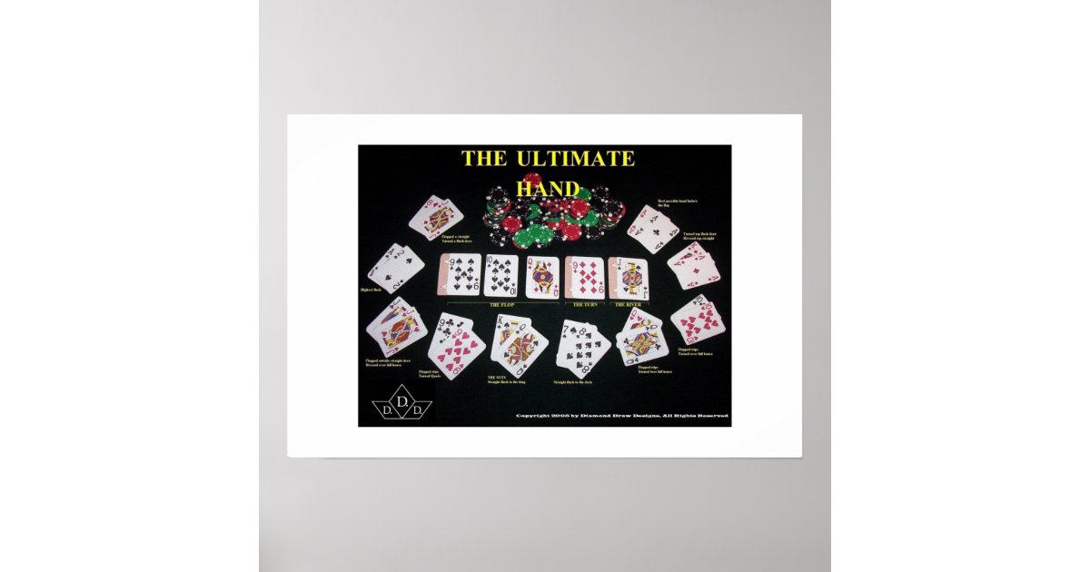 ultimate hand / bad beat poster | Zazzle