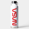 Ultimate NASA Logotype Rocket White Insulated Water Bottle | Zazzle