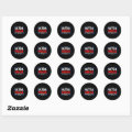 Ultra Maga Proud Ultra-Maga 9 Classic Round Sticker | Zazzle