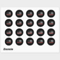 Ultra Maga United State flag Classic Round Sticker | Zazzle