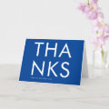 Ultra Modern Bold Blue Name Simple Father's Card | Zazzle