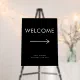 Ultra Modern Simple Double Wedding Welcome Sign | Zazzle