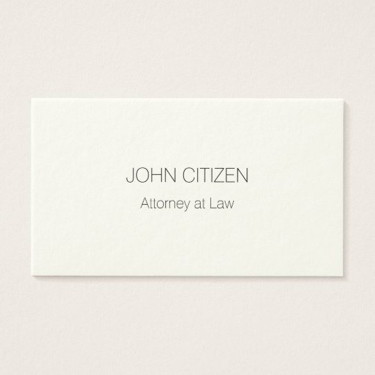 Ultra-Thick Premium Professional Cream Business Card | Zazzle.com