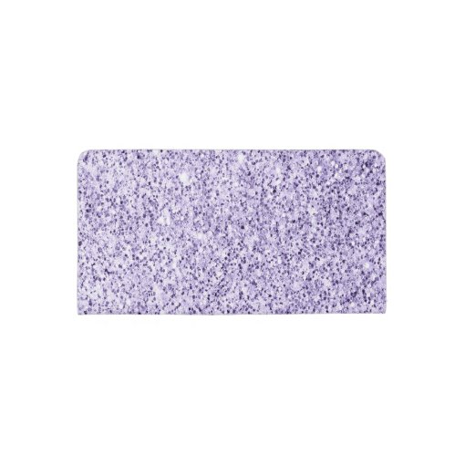 Ultra violet light purple glitter sparkle Monogram Checkbook Cover | Zazzle