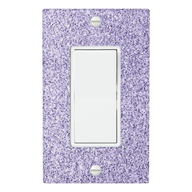 Ultra violet light purple glitter sparkles light switch cover | Zazzle