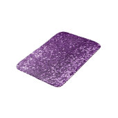 Ultra Violet Purple Glitter Magenta Amethyst Spark Bath Mat | Zazzle
