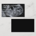 Ultrasound Sonographer Business Card | Zazzle