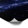 Ultraviolet Purple Andromeda Galaxy Space Poster | Zazzle