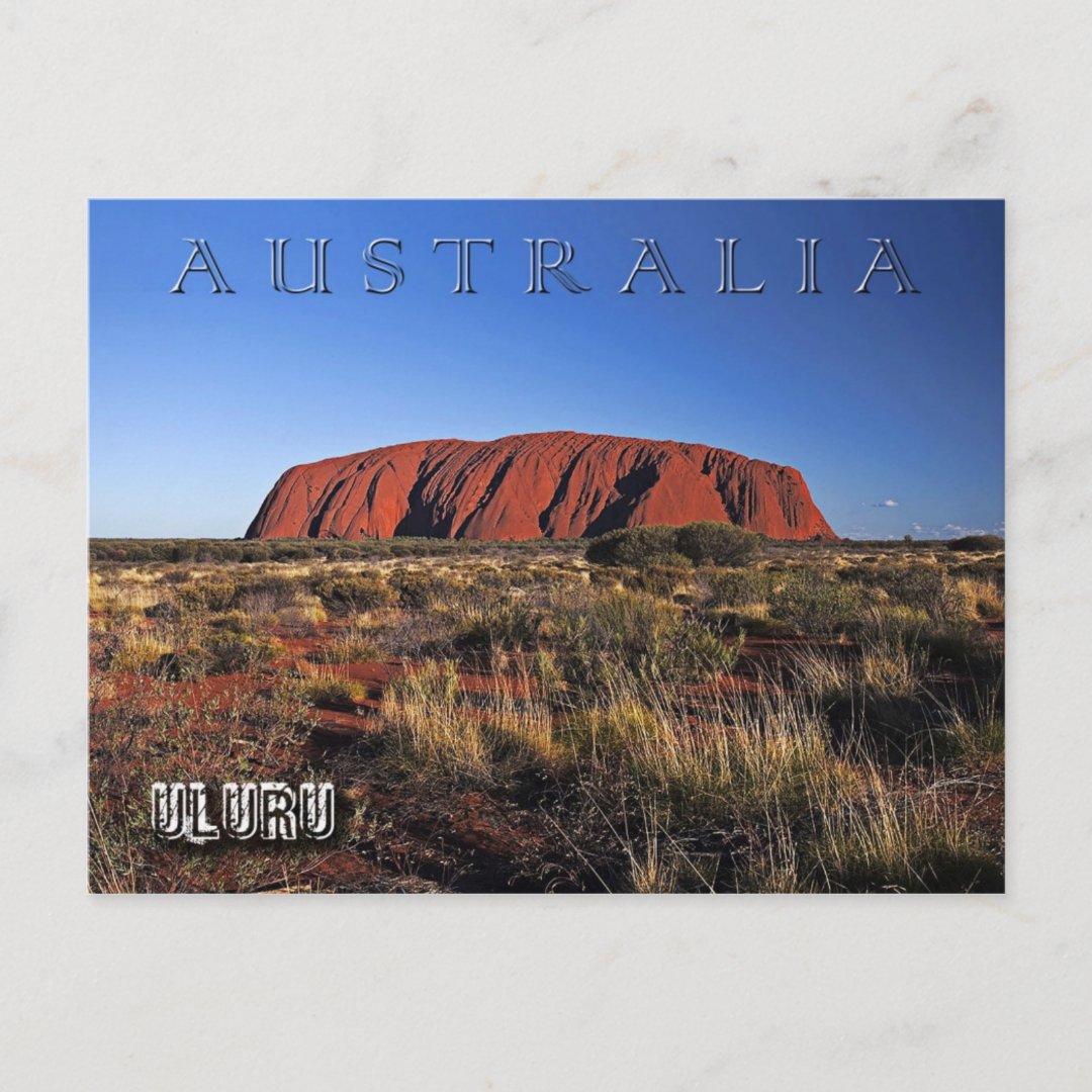 Uluru (Ayers Rock), Australia Postcard | Zazzle