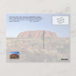 Uluru (Ayers Rock), Australia Postcard | Zazzle