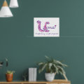 Uma initial doodle art name meaning poster | Zazzle
