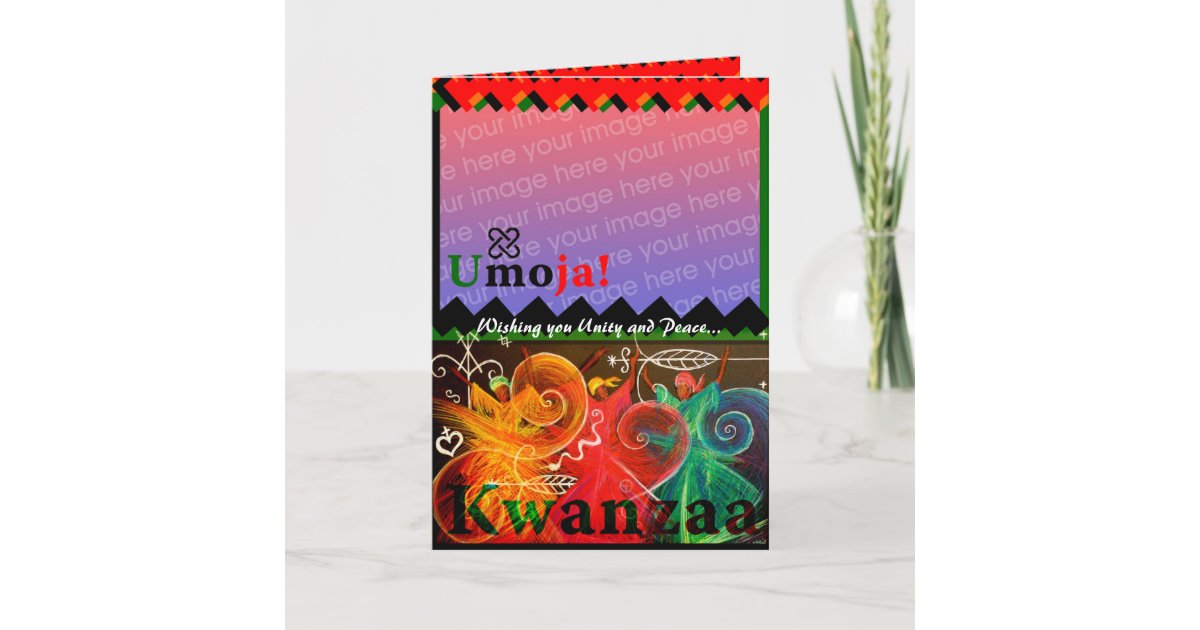 Umoja! - Unity... Kwanzaa Holiday Card | Zazzle