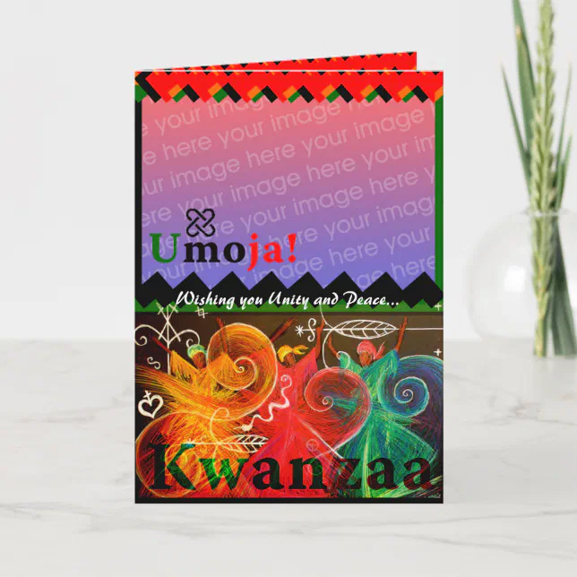 Umoja! - Unity... Kwanzaa Holiday Card | Zazzle