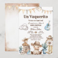 Un Vaquerito Viene en Camino Spanish Baby Shower Invitation | Zazzle