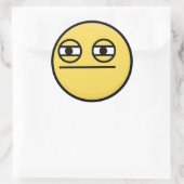 unamused squint sticker | Zazzle