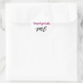 Unapologetically me classic round sticker | Zazzle