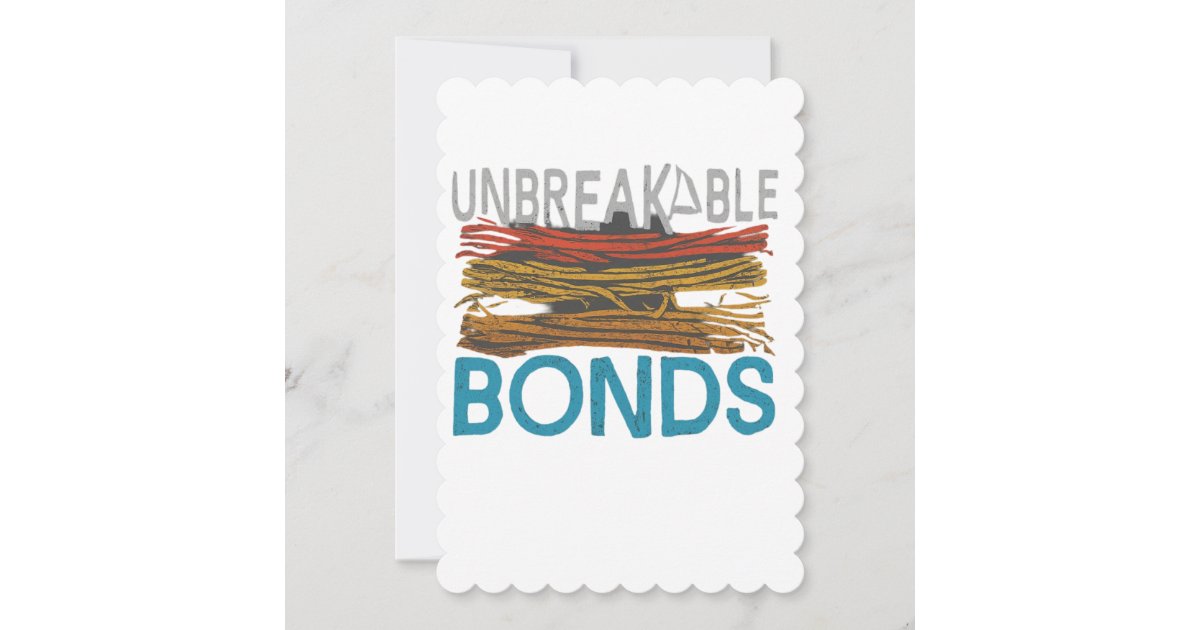Unbreakable Bonds Invitation | Zazzle