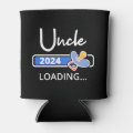 Uncle 2024 Loading I - Promoted To Uncle Can Cooler | Zazzle