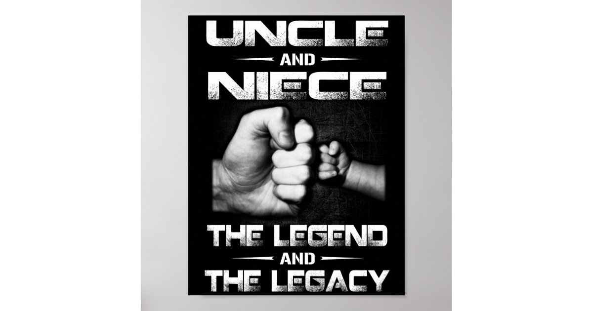 Uncle And Niece Poster | Zazzle