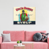 Uncle Remus Syrup LabelCairo, GA Canvas Print | Zazzle