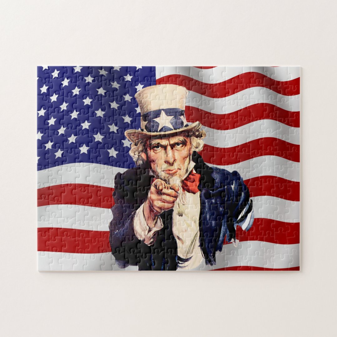 Uncle Sam 1 Jigsaw Puzzle | Zazzle