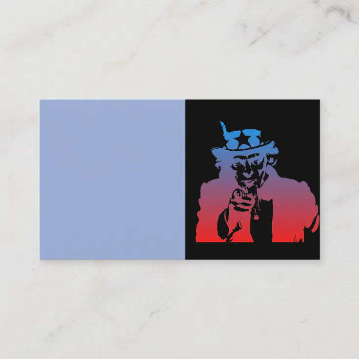 Uncle Sam Business Card | Zazzle