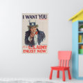 Uncle Sam Enlistment Propaganda Poster | Zazzle