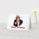Uncle Sam Happy Birthday Card | Zazzle