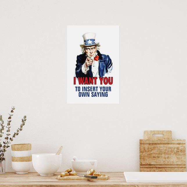 uncle sam custom text