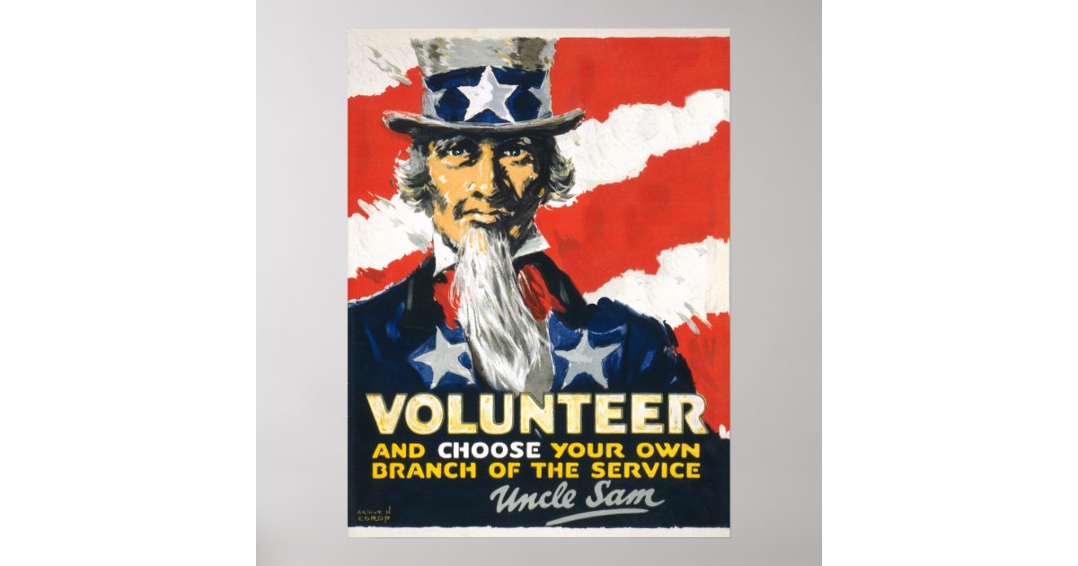 Uncle Sam Poster | Zazzle
