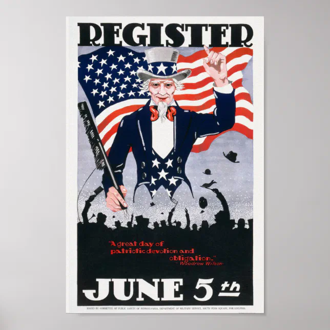 Uncle Sam Poster | Zazzle