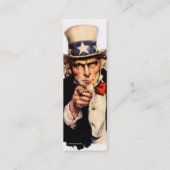Uncle Sam Profile Cards | Zazzle