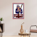 Uncle Sam Says - Defend the 2nd Amendment Poster | Zazzle