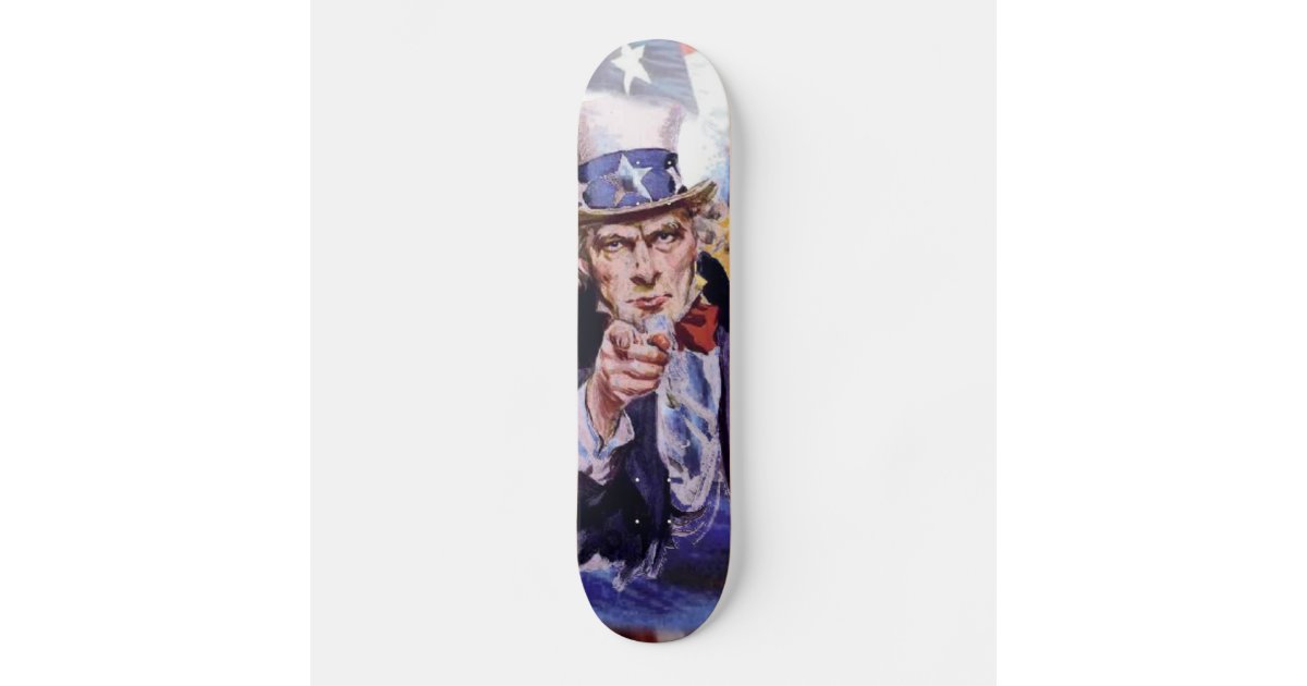 Uncle Sam Skateboard | Zazzle
