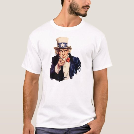 Uncle Sam T-Shirt | Zazzle.com