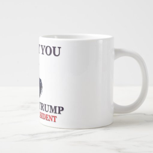 Uncle Sam Trump for President Giant Coffee Mug | Zazzle