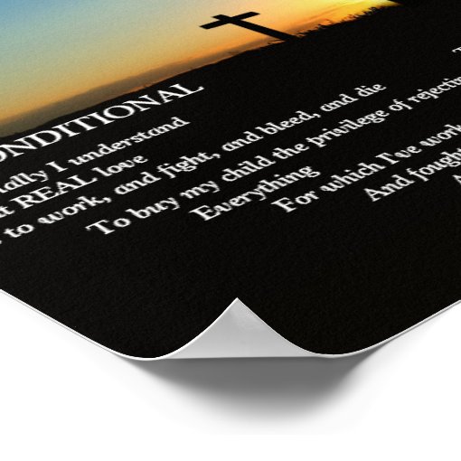 Unconditional (Love) Poster | Zazzle