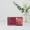 Uncooked Meat Business Card | Zazzle