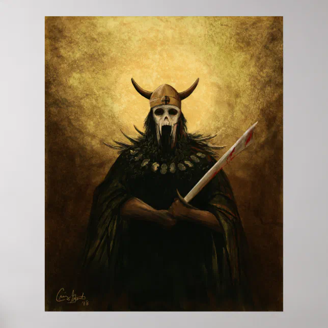 Undead Viking Poster | Zazzle