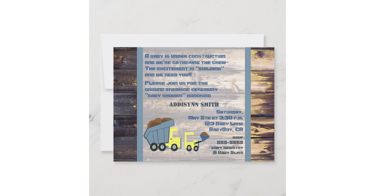 Under Construction Invitation | Zazzle
